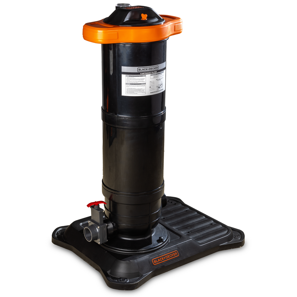BLACK+DECKER 1200 Series Cartridge Filter for Above Ground Pools ...